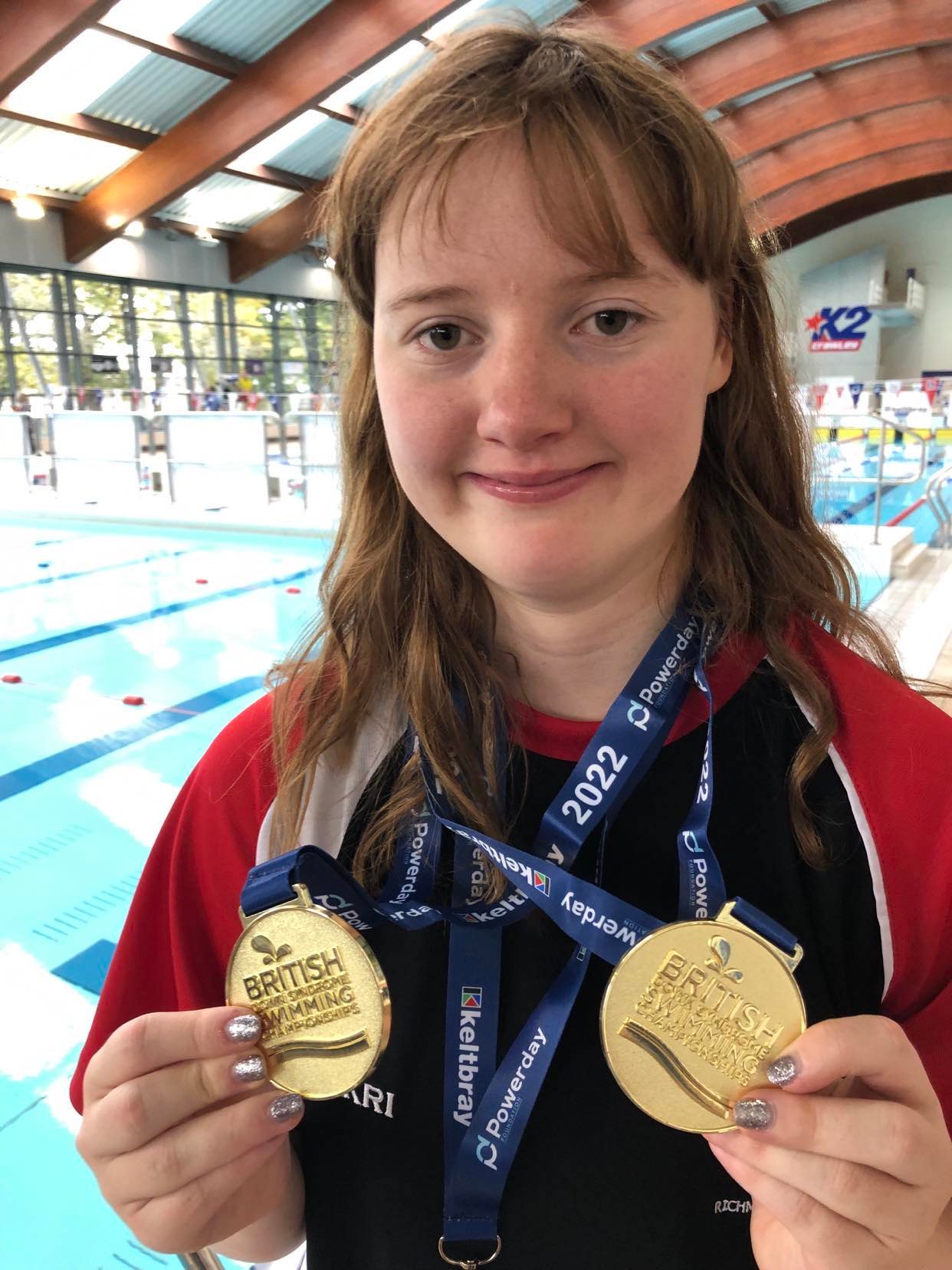Meet the 18-year-old who won gold at the World Down Syndrome Swimming ...
