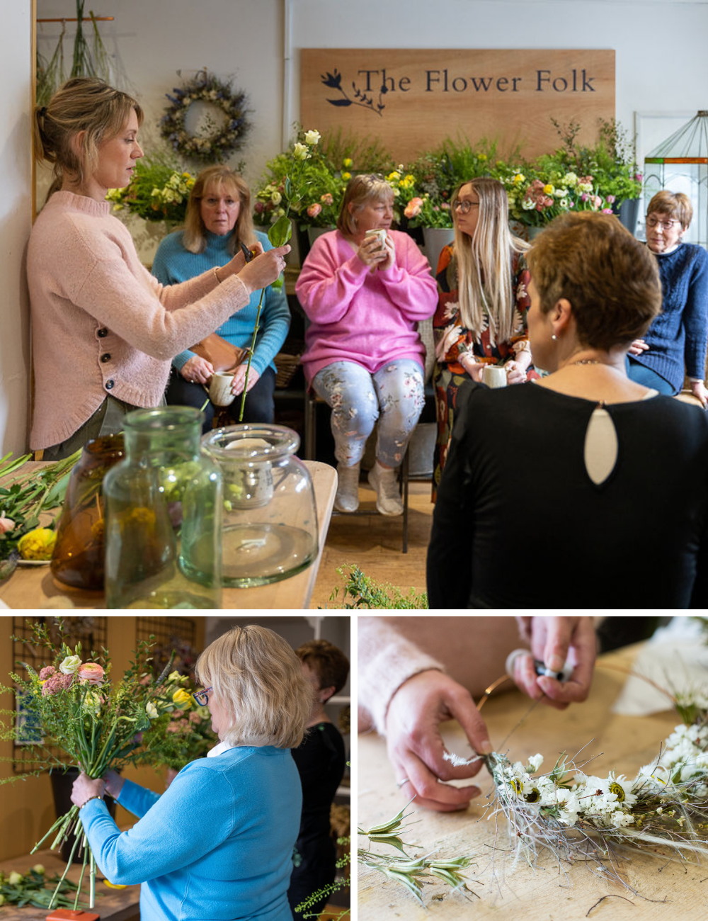 From flower arranging to Christmas wreath making – the flower workshops ...