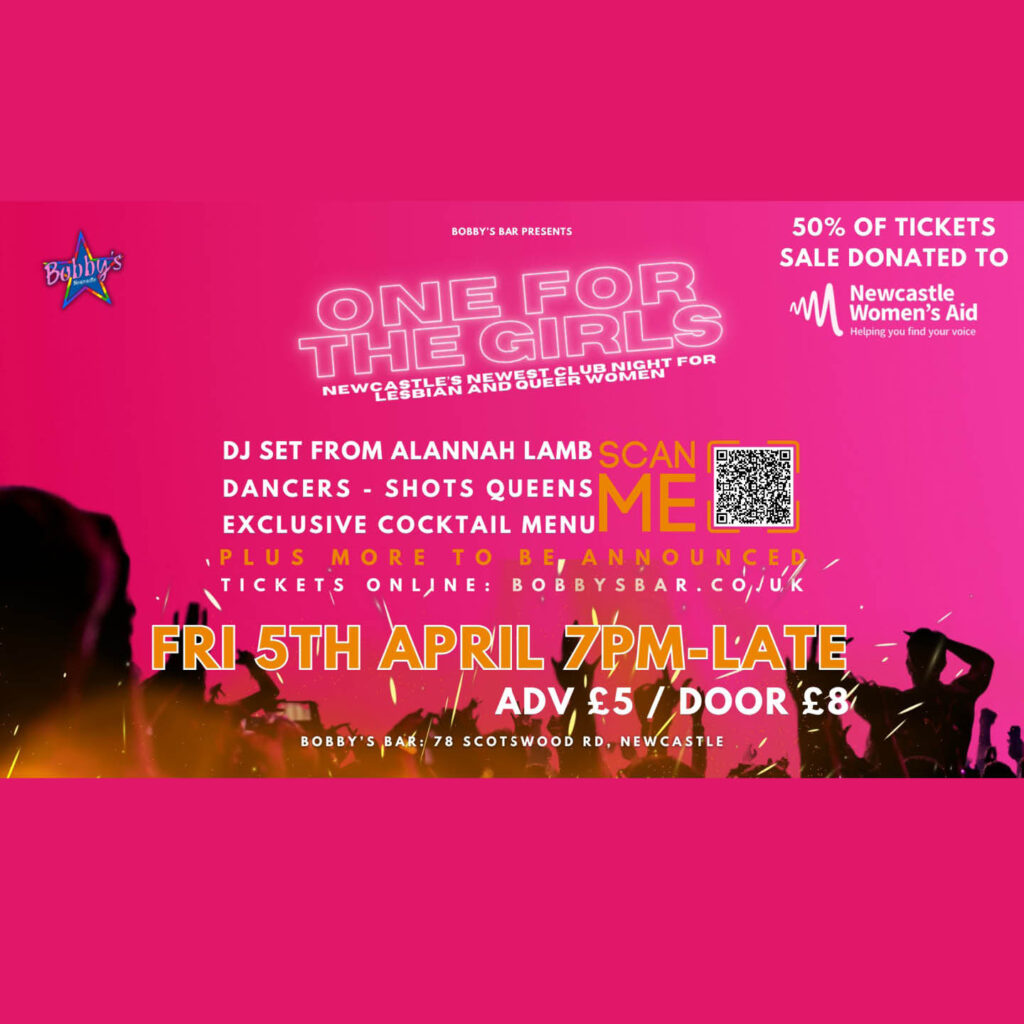 One for the Girls: A Club Night For Lesbian and Queer Women - Bobby's Bar Newcastle | What's On ...